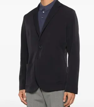 Herno Long Sleeve Blazer - Black