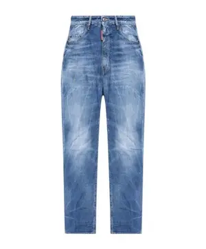 Dsquared2 Be Cool Be Nice Wash Loose Jeans - Blue