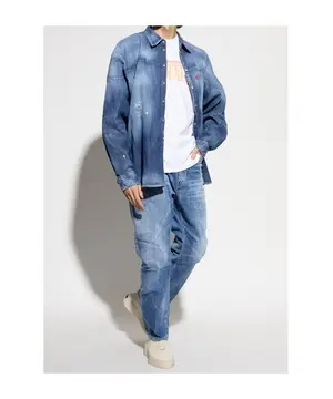 Dsquared2 Be Cool Be Nice Wash Loose Jeans - Blue
