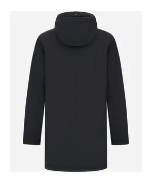 Herno Hooded Parka With Drawstring - Black