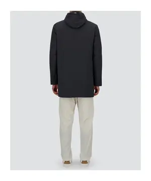 Herno Hooded Parka With Drawstring - Black