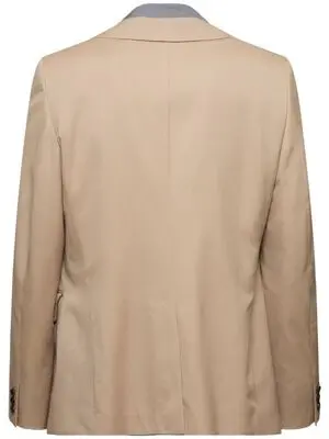Comme Des Garçons Wool Double Blazer - Gray