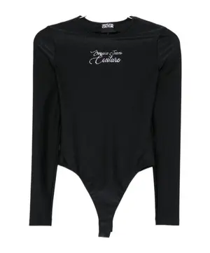 Versace Rhinestone Embellished Bodysuit
