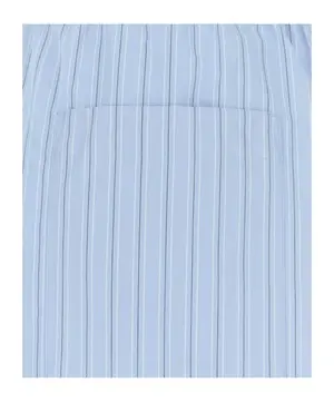 Dries Van Noten Striped Embroidery Loose Fit Elasticated Shorts