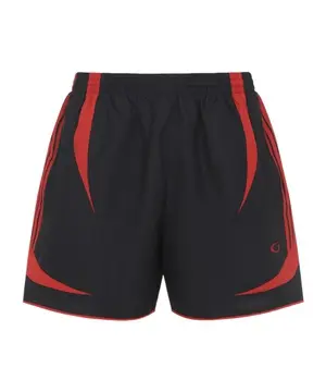 Balenciaga Soccer Swim Shorts - Black