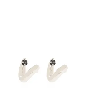 Bottega Veneta Sardine Hoop Earrings