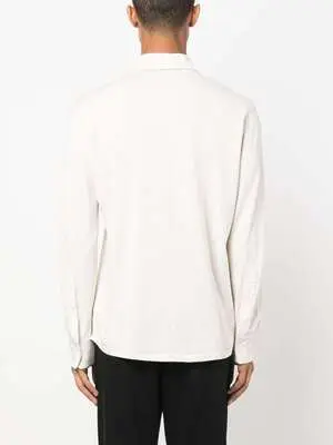 Brunello Cucinelli Long-sleeve Cotton Shirt - White