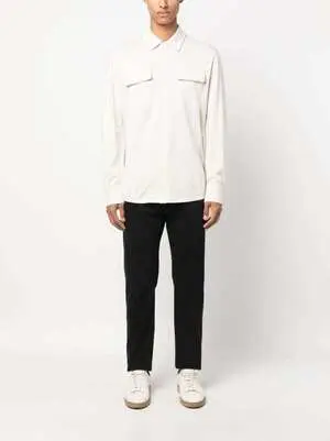 Brunello Cucinelli Long-sleeve Cotton Shirt - White