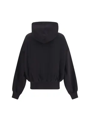 Dolce & Gabbana Printed Logo Hoodie - Black
