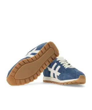 Hogan Logo Patch Low-top Sneakers - Blue