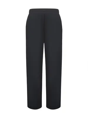 MARINE SERRE Logo Embroidered Stretch Sweatpants