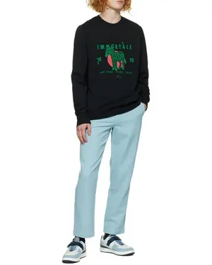 Paul Smith Immortale Zebra Crewneck Sweatshirt