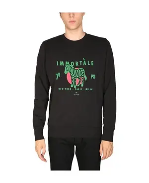 Paul Smith Immortale Zebra Crewneck Sweatshirt