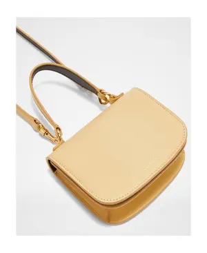 JIL SANDER Logo Print Top Handle Shoulder Bag
