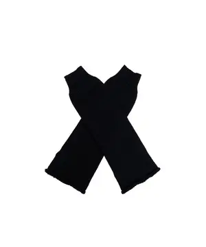 Dries Van Noten Ribbed Knit Gloves