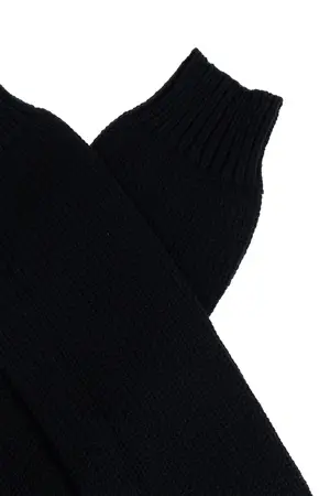 Dries Van Noten Ribbed Knit Gloves