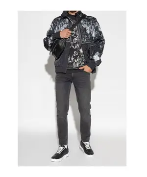 Versace Tapered Leg Jeans - Grey