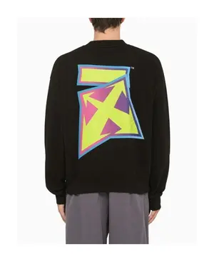 Off-White Arrows Print Crew Neck Sweatshirt