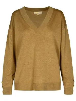 Michael Kors V-neck Logo Jumper
