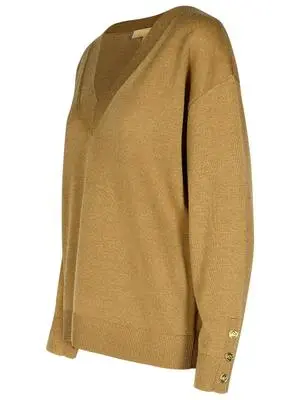 Michael Kors V-neck Logo Jumper
