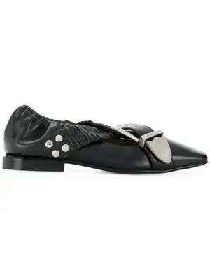 Toga Buckle-fastening Ballerina Flats