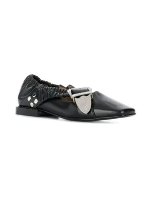 Toga Buckle-fastening Ballerina Flats