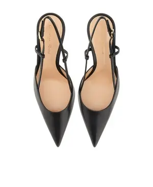 GIANVITO ROSSI Ascent Pointed-toe Pumps - Black