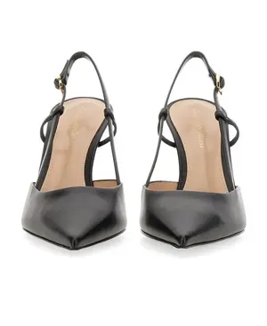 GIANVITO ROSSI Ascent Pointed-toe Pumps - Black