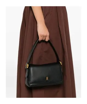 BY MALENE BIRGER Flap Shoulder Bag - Black