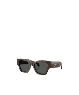 Versace Square Frame Sunglasses With Tinted Lenses - Black