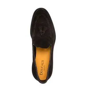 DOUCAL'S Tassel Detailed Loafers - Dark Brown