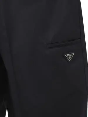 Prada Logo Plaque Bermuda Shorts