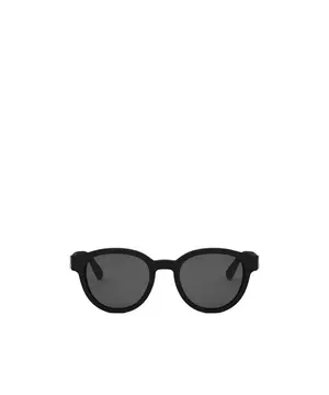 BVLGARI Round Frame Sunglasses - Black