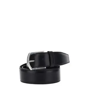 Church's D-ring Logo Engraved Buckle Belt - Black