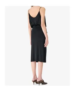 IRO PARIS Draped Slip Dress With Front Slit