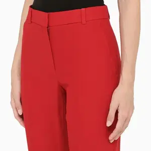 Alexander McQueen High-waist Tailored Trousers - Red