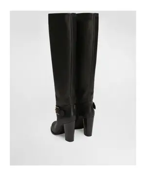Dolce & Gabbana Buckle Detailed Heeled Boots