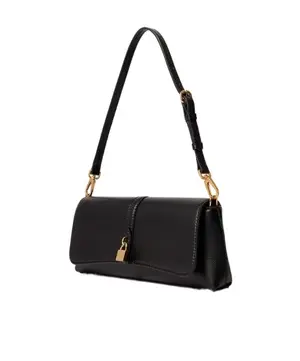Stella McCartney Ryder Pochette Lock Charm Shoulder Bag - Black