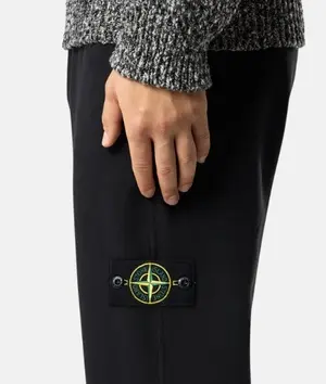 Stone Island Regular Fit Trousers - Black