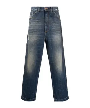 DIESEL® Straight-leg Vintage Effect Jeans - Blue