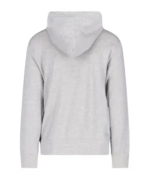 Comme Des Garçons Heart Patch Hoodie - White