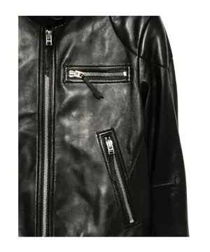 TOM FORD Zipped Leather Biker Jacket