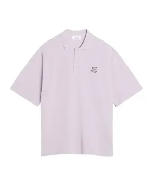 Maison Kitsune Embroidered Polos For Men