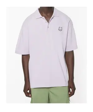 Maison Kitsuné Bold Fox Head-appliqué Polo Shirt