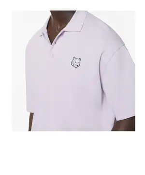 Maison Kitsuné Bold Fox Head-appliqué Polo Shirt