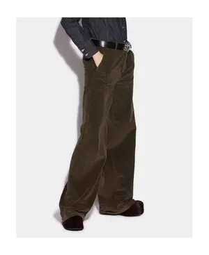 Dsquared2 Baggy Cut Corduroy Trousers
