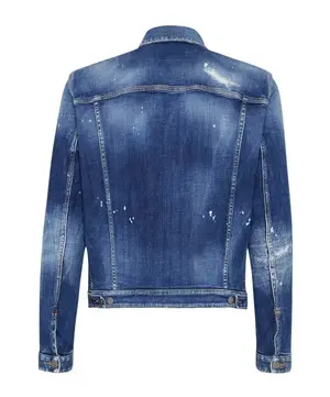 Dsquared2 Distressed Denim Jacket