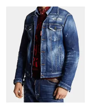 Dsquared2 Distressed Denim Jacket
