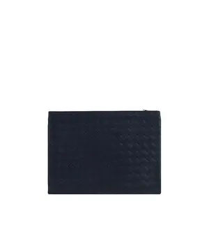 Bottega Veneta Intrecciato Half Zip Pouch