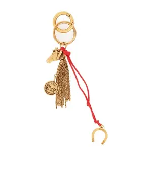 Chloé Symbols Chain Horse Bag Charm - Gold